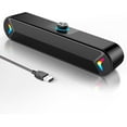 Lenrue Computer Speakers, 10W USB Soundbar for Desktop Monitor Laptop ...