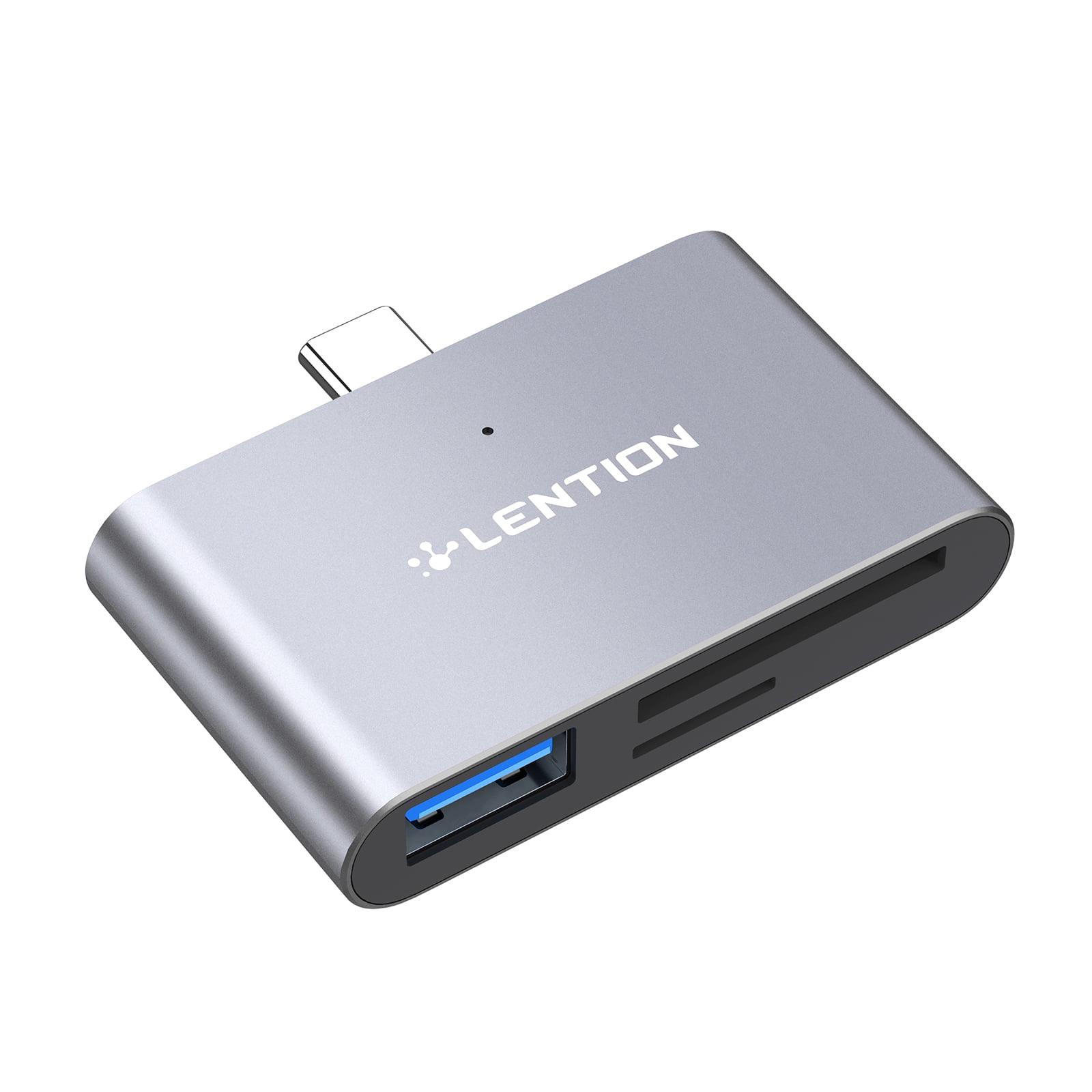 LENTION USB C to SD/Micro SD Card Reader with USB 3.0 Adapter ...