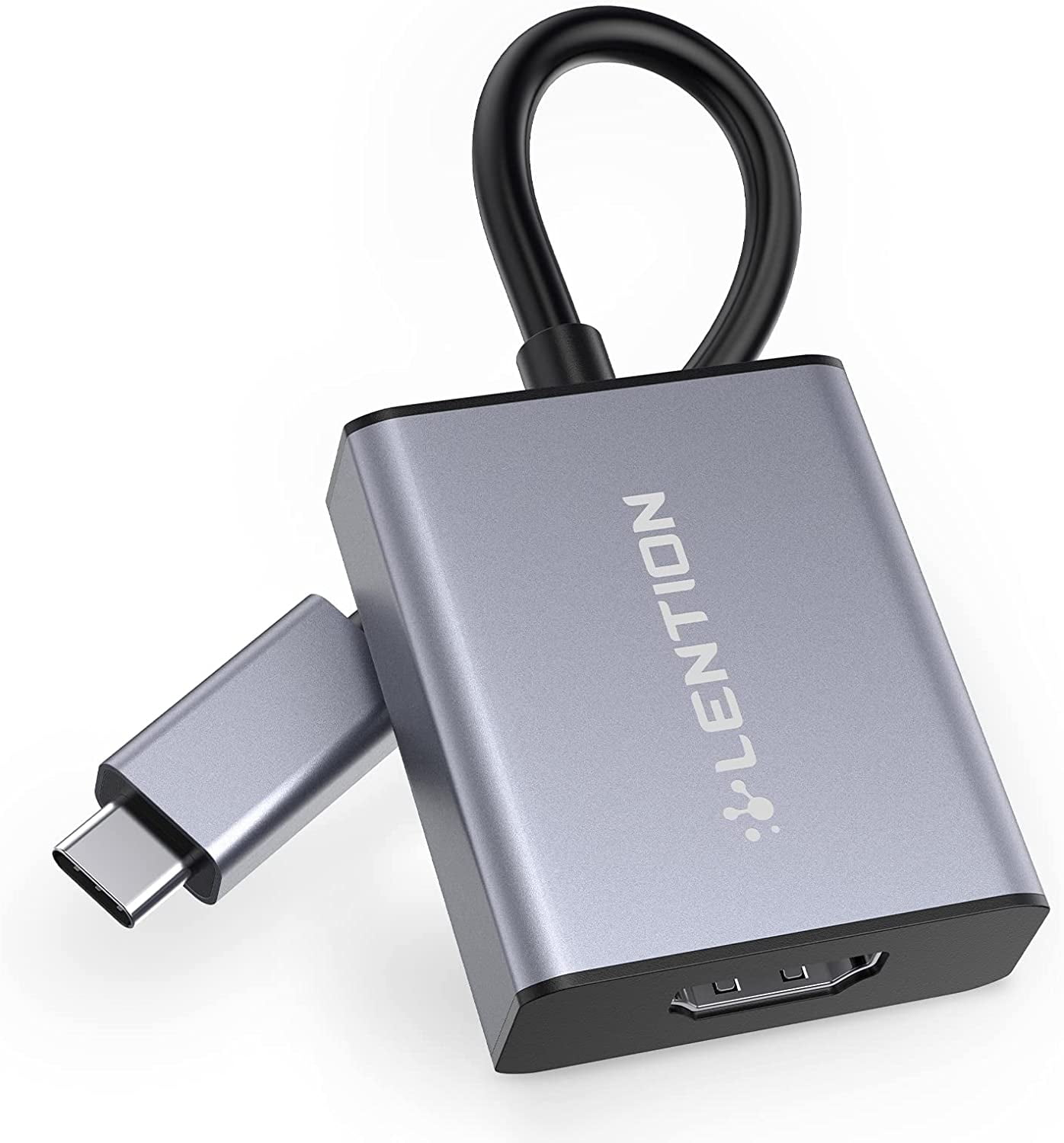 LENTION USB to HDMI Adapter,4K HDMI Video Audio Converter,Digital AV ...