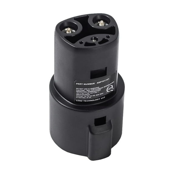 LENZ J1772 Charging Adapter for Tesla Model 3, Y, S, X, and Cybertruck ...
