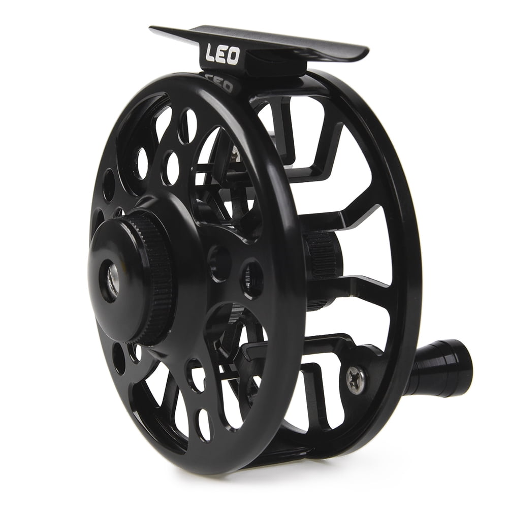 LEO FISHING Aluminum Alloy Fly Fishing Reel 2+1 Ball Bearing with Left ...