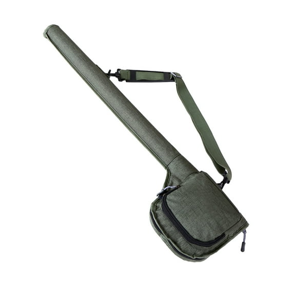 Walmeck Durable Water-Resistant Canvas 55" Fly Fishing Rod Case & Tube, 2 Rod Capacity - Walmart.com