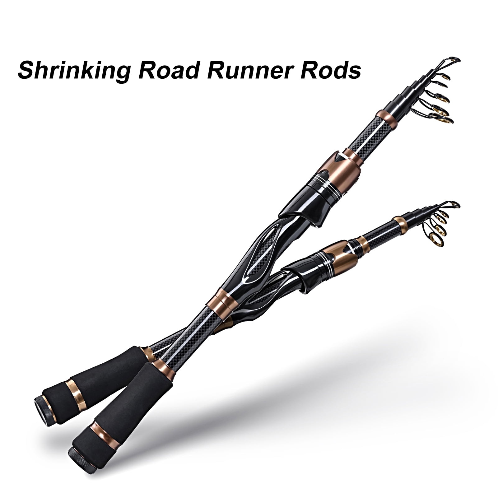 LEO Lure Rod Telescopic Sturdy Outdoor Fishing Ultra Light Carbon ...