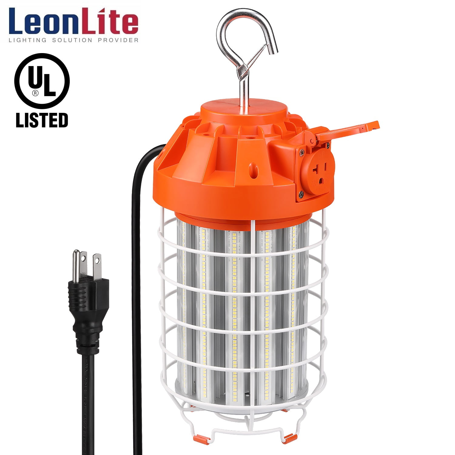 LEONLITE 130W High Bay LED Temporary Work Light Fixture for Workshop ...