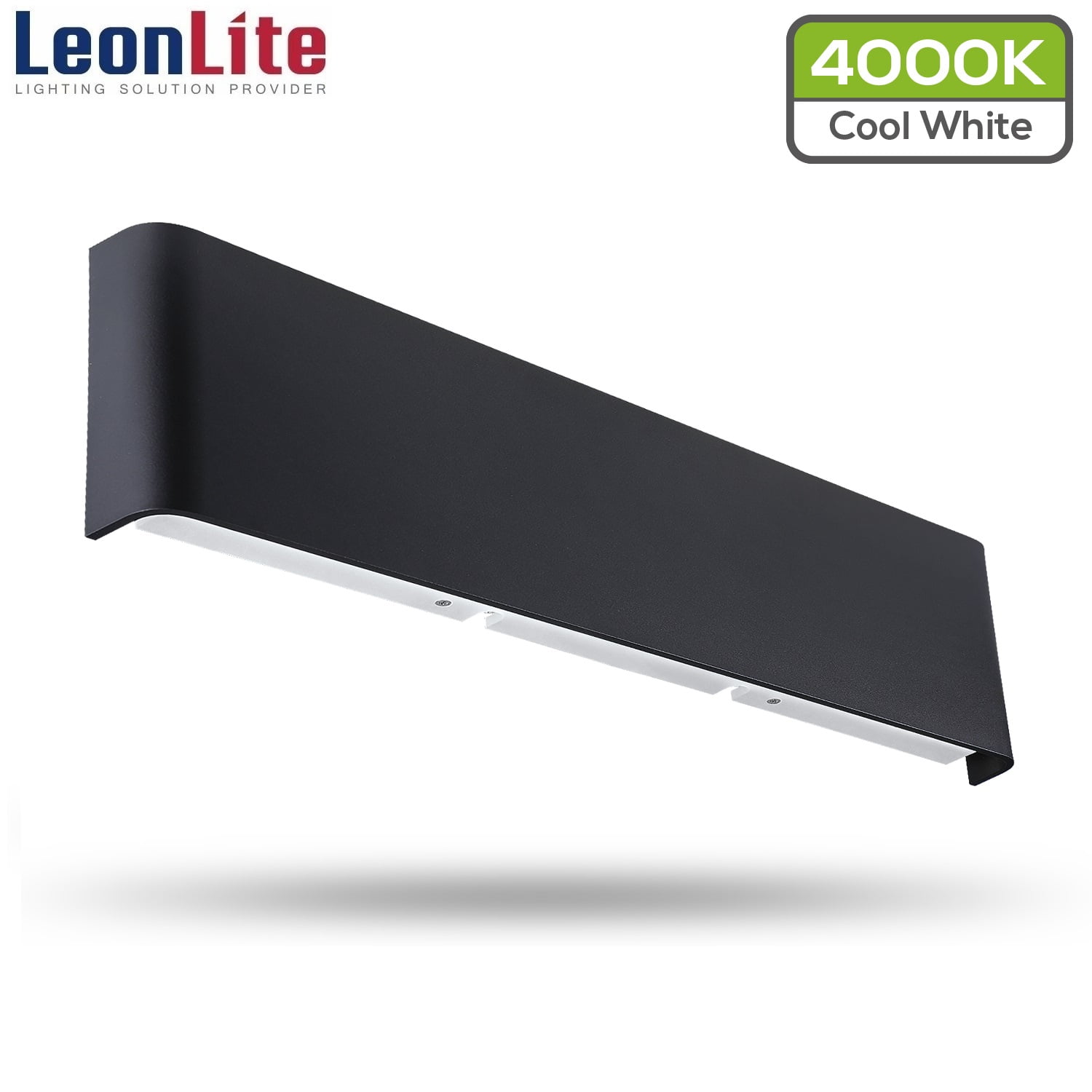 LEONLITE 16 Inch LED Wall Lamps for bathroom, 14W(80W Eqv.), Up Down ...