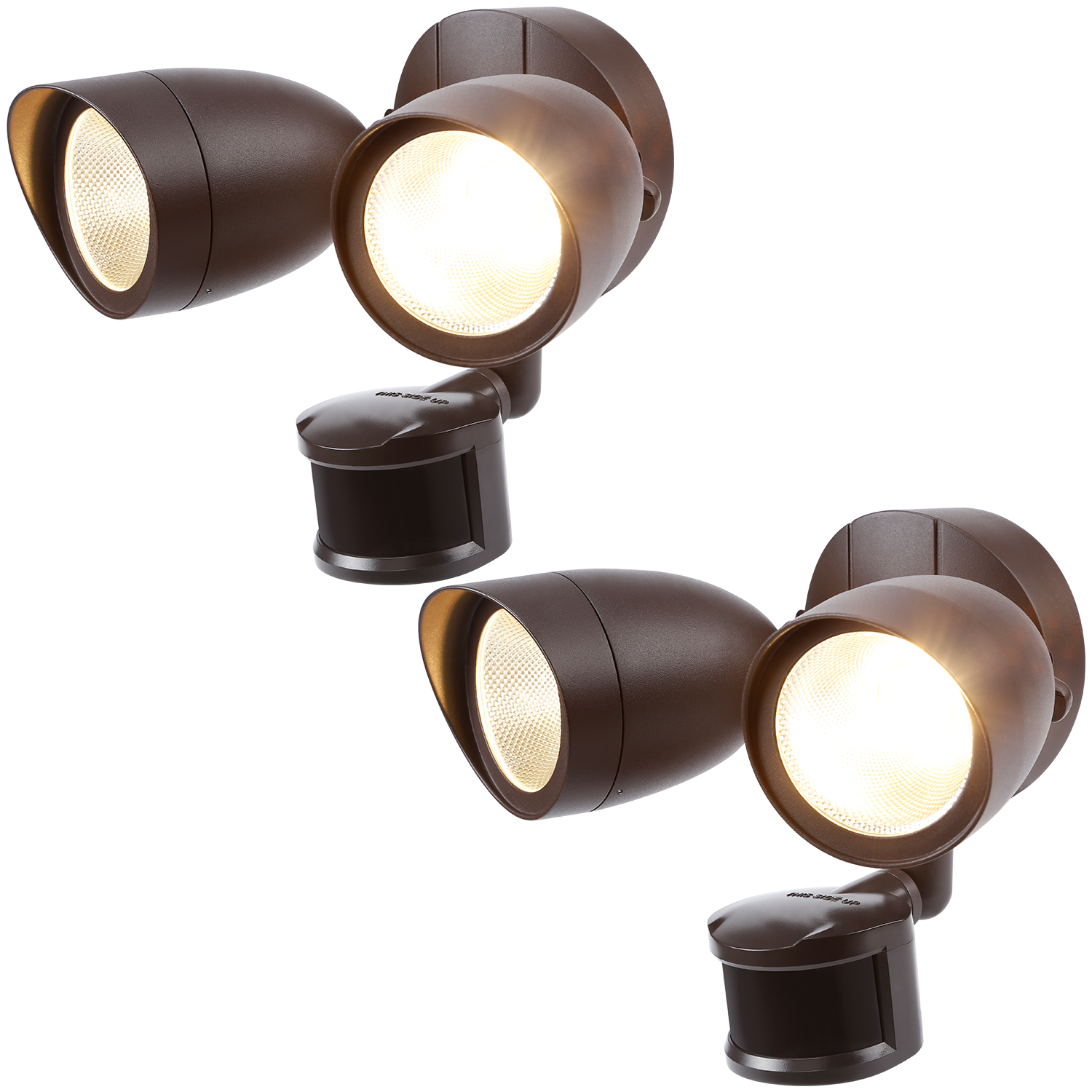 LEONLITE Motion Sensor LED Flood Light, Dusk to Dawn LED Security Light ...