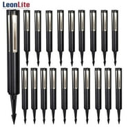 LEONLITE 18 Pack LED Landscape Pathway Light, 12-24V Low Voltage Side ...