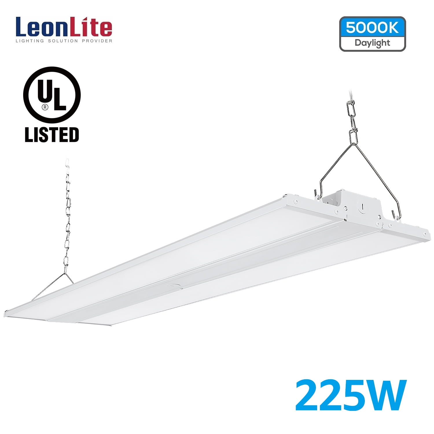 LEONLITE 4ft 225W LED Linear High Bay Shop Light, UL Listed LED ...