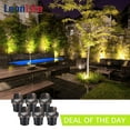 Leonlite 6 Pack LED Recessed Deck Lights, Low Voltage 12V Well Lights ...