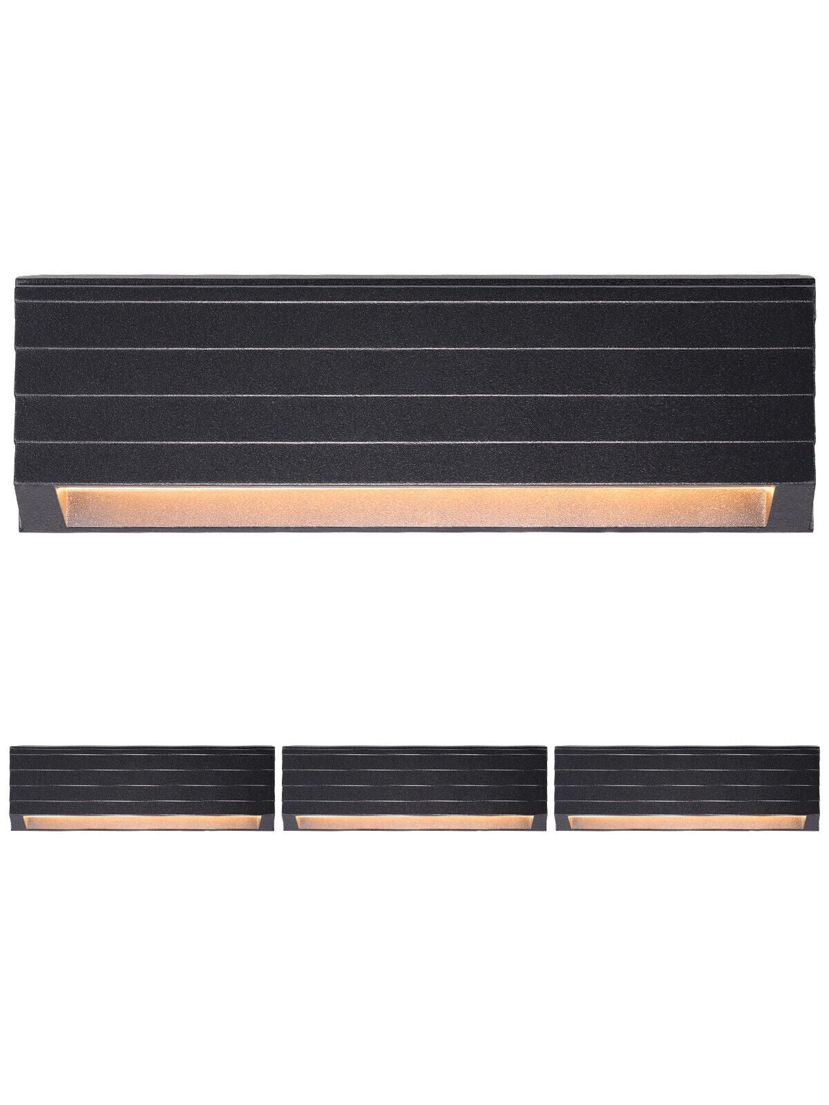 4 Pack Low Voltage Deck Lights, 7.95 Inch 5W LED Fence Lights, 12-24V ...