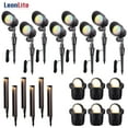 LEONLITE LED Landscape Lighting Kit (6 Pack Well Lights, 14 Pack ...
