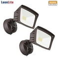 LEONLITE LED Outdoor Dusk to Dawn Flood Light, Security Floodlight with ...