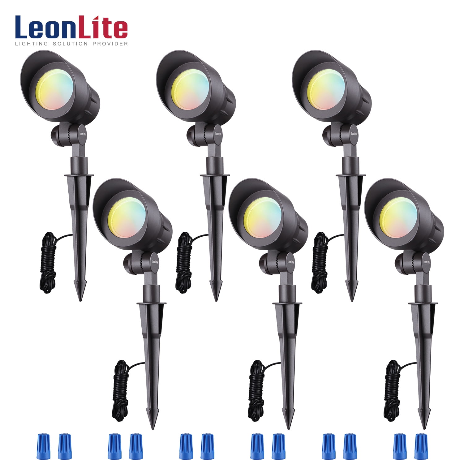 LEONLITE Low Voltage LED Landscape Spotlight, 3000K/4000K/5000K ...