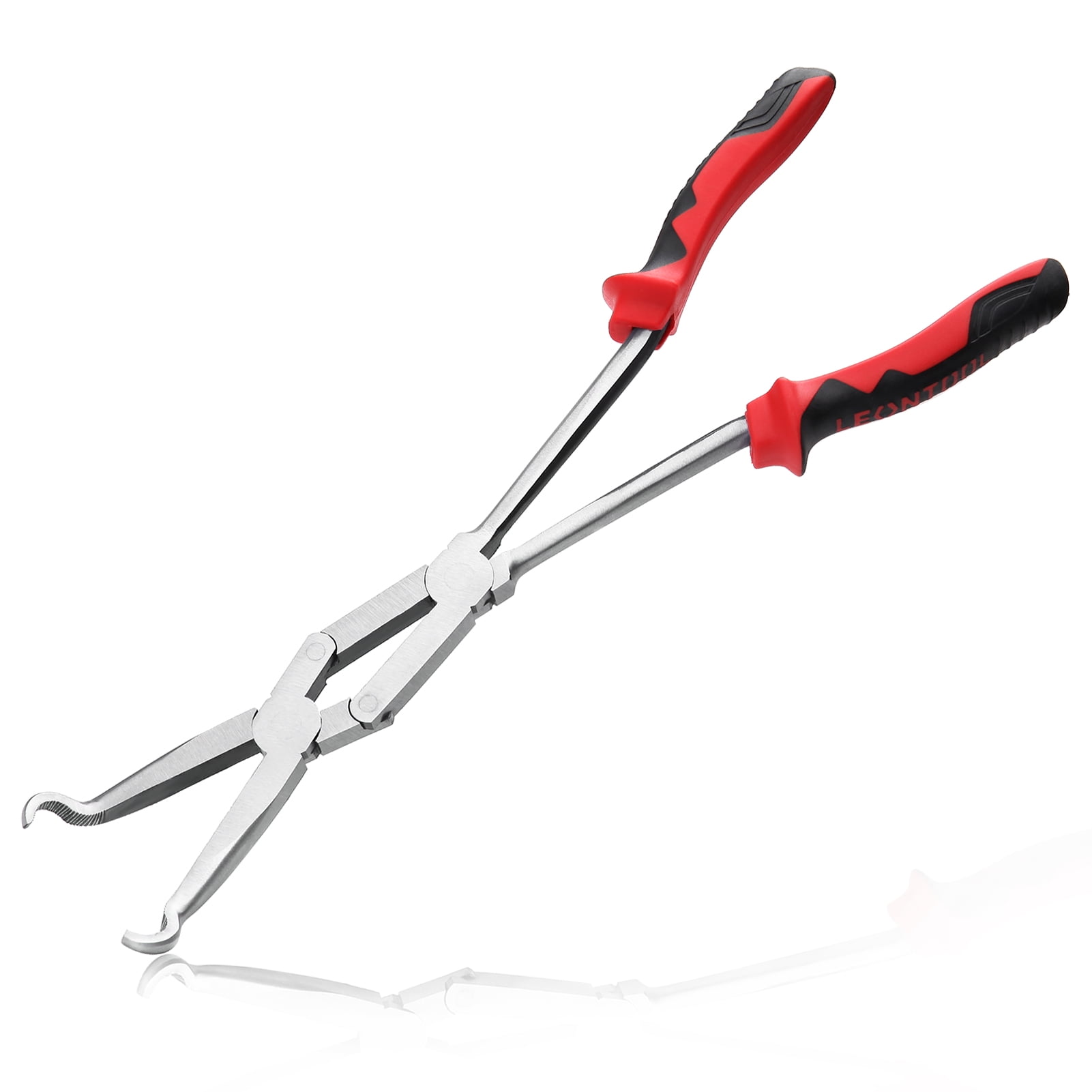 LEONTOOL 13 Inches Long Reach XL Pivot Ring Nose Pliers Hose Grip ...