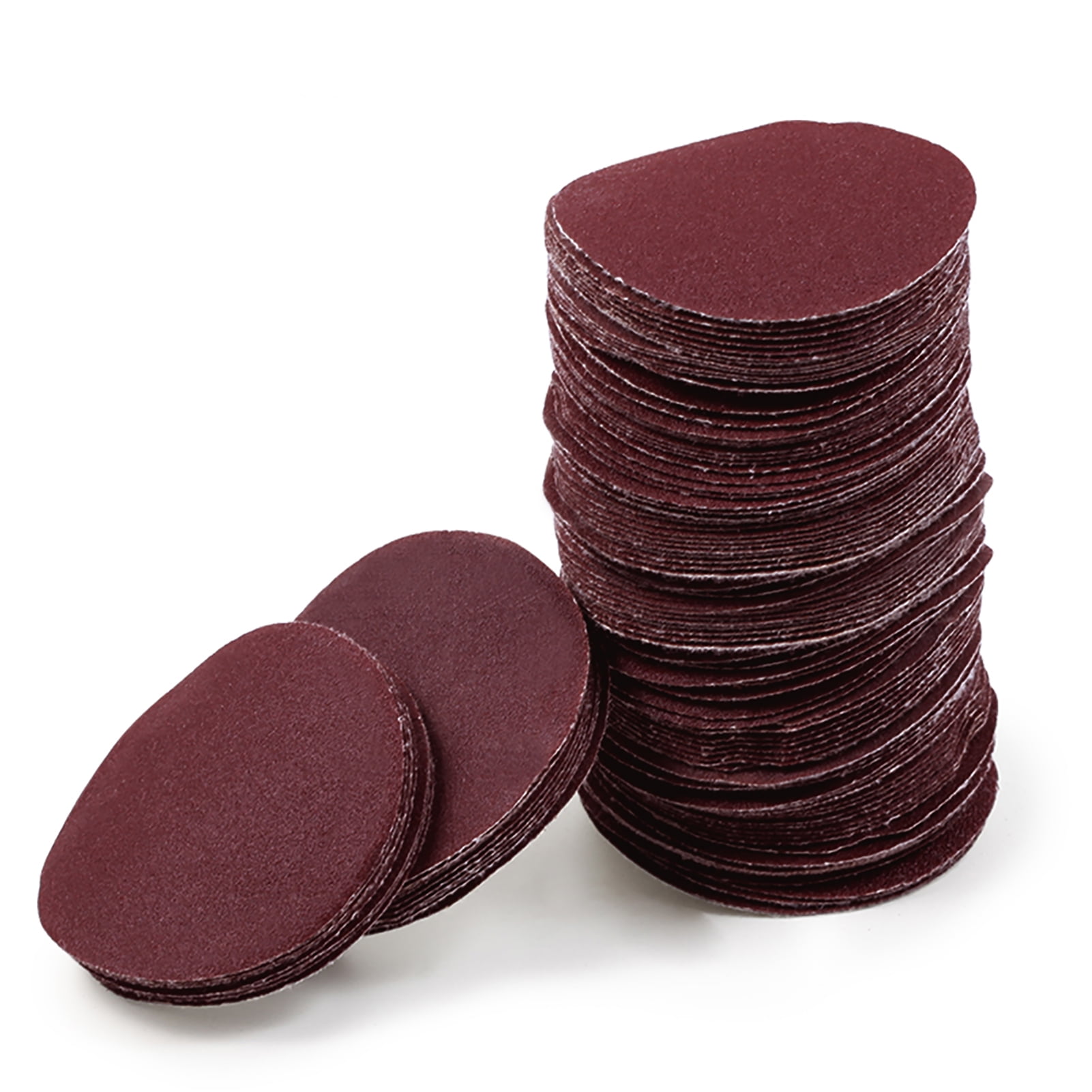 LEONTOOL 2 Inches Hook and Loop Sanding Discs 180 Grit 100Pcs Sandpaper ...