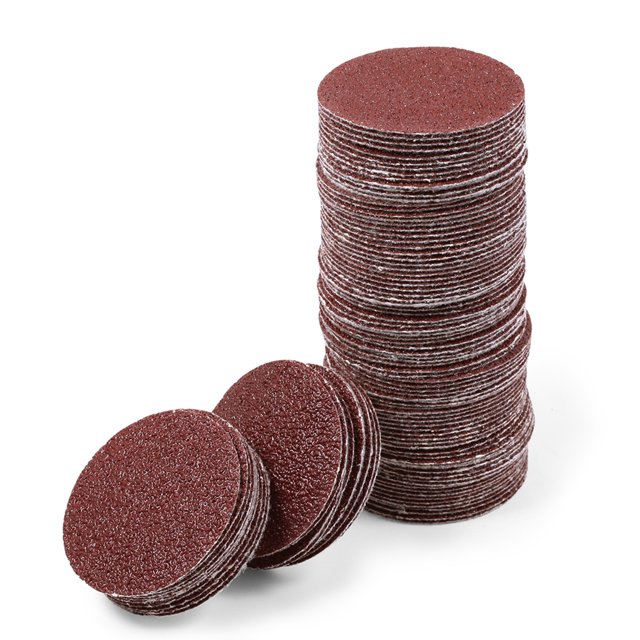 LEONTOOL 2 Inches Hook and Loop Sanding Discs 40 Grit 100Pcs Sandpaper ...