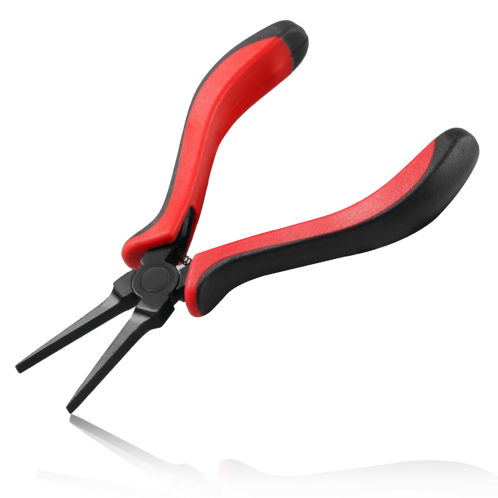LEONTOOL 5 Inch Flat Nose Pliers Smooth Jaw, Jewelry Beading Pliers ...