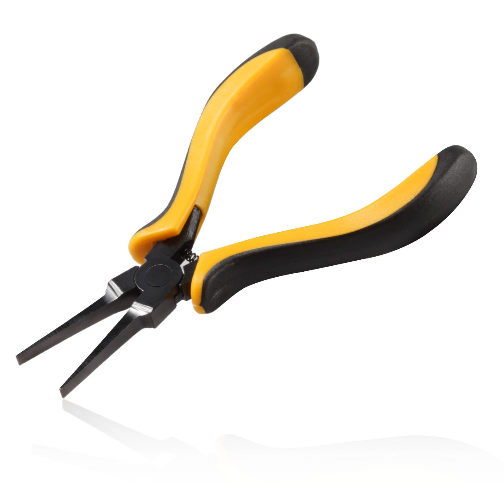 LEONTOOL 5 Inch Flat Nose Pliers Smooth Jaw, Jewelry Beading Pliers ...