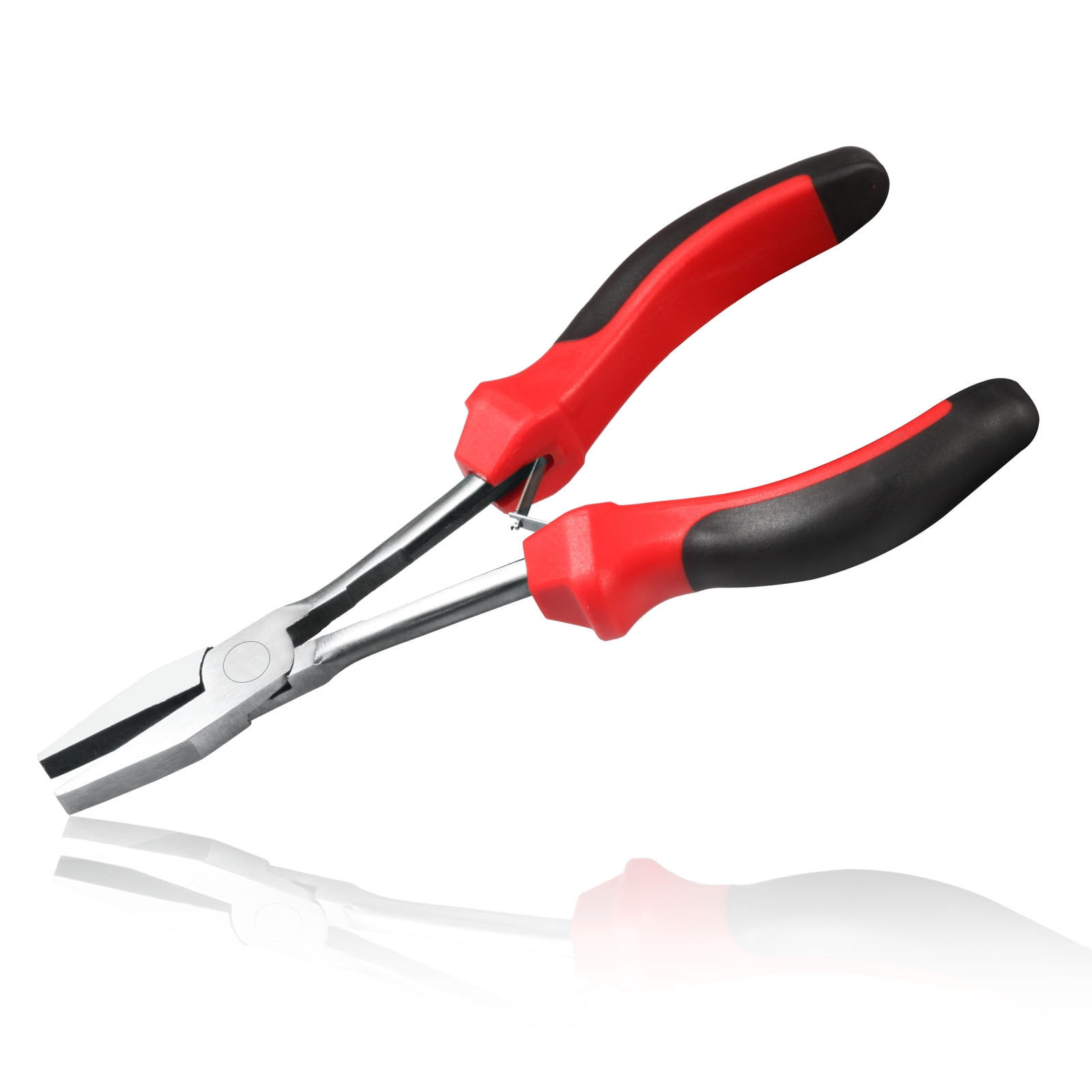 LEONTOOL 6.5 Inches Flat Nose Pliers Mini Long Reach Smooth Jaw Pliers ...