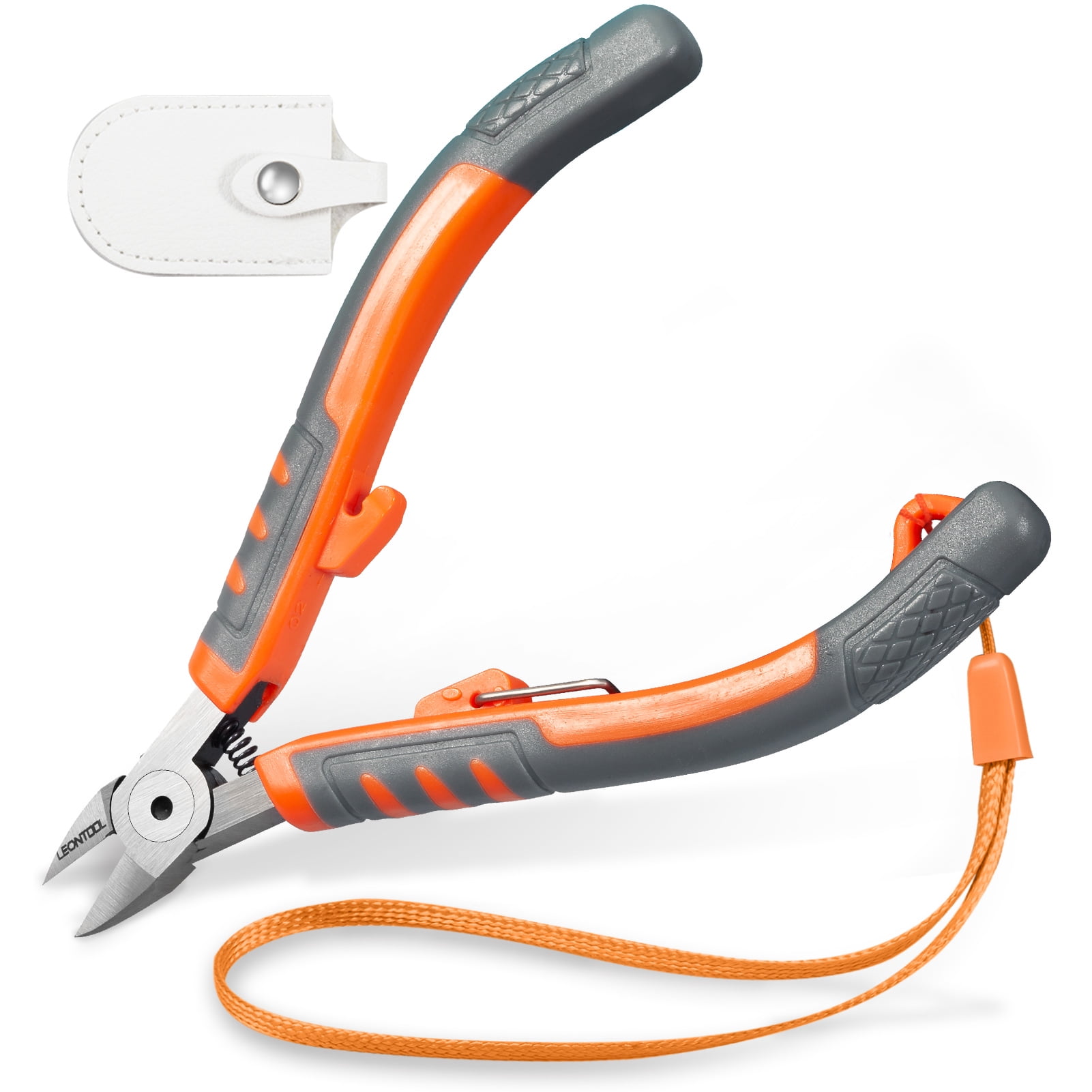 LEONTOOL Diagonal Cutting Pliers 5-Inch Wire Cutters Flush Cutter Side ...