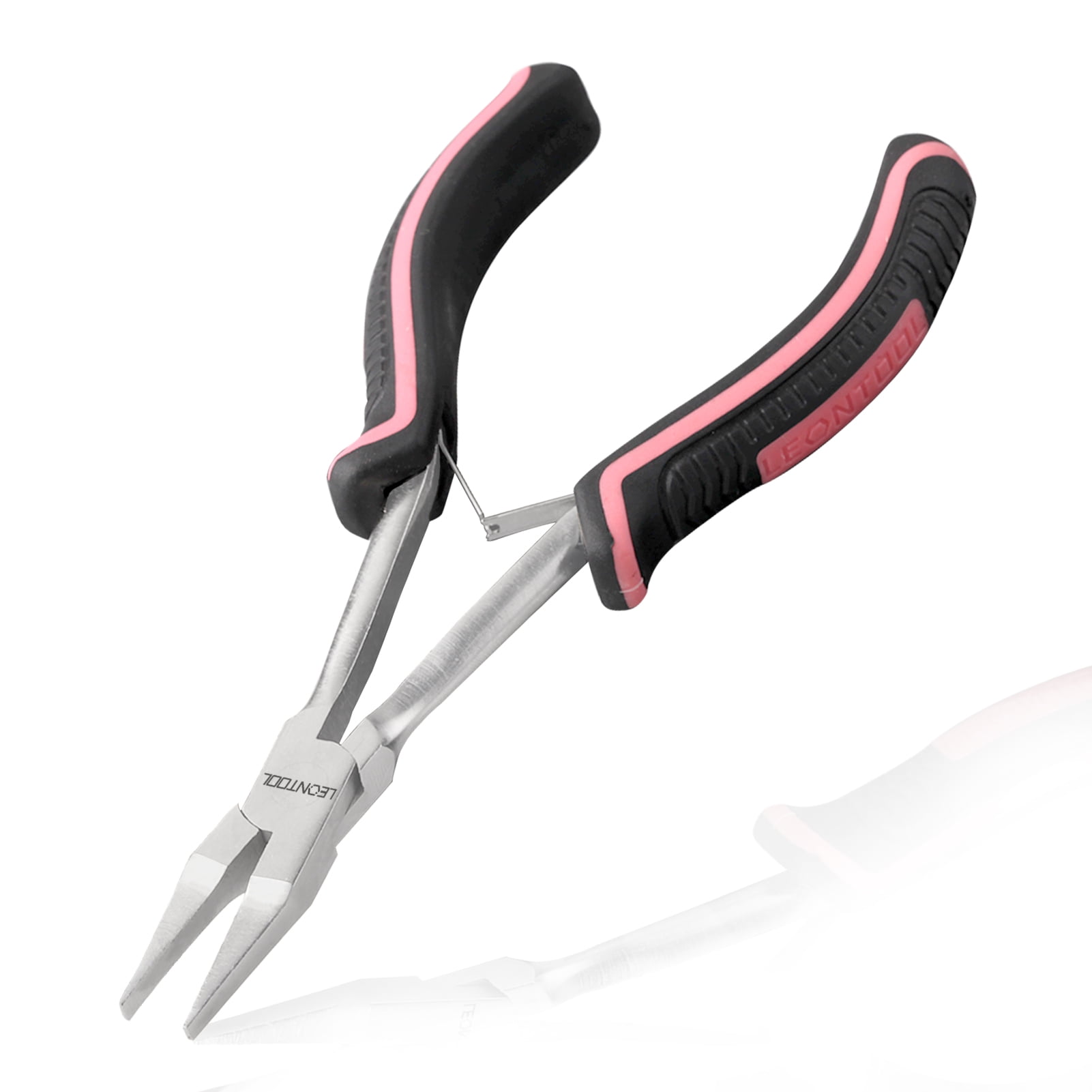 LEONTOOL Long Reach Thin Flat Nose Pliers 6 Inches Flat Nose Duck Bill ...