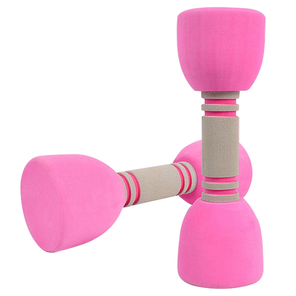 LEORX Children Dumbbell Pink NBR 1 Pair - Walmart.com