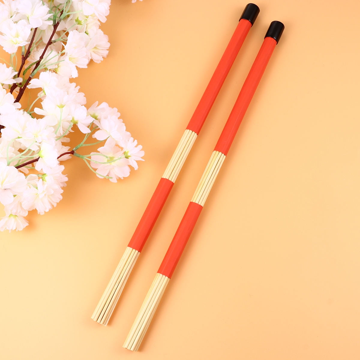 LEORX 1 Pair Jazz Drum Brush Sticks for Drum Set with Simple and ...