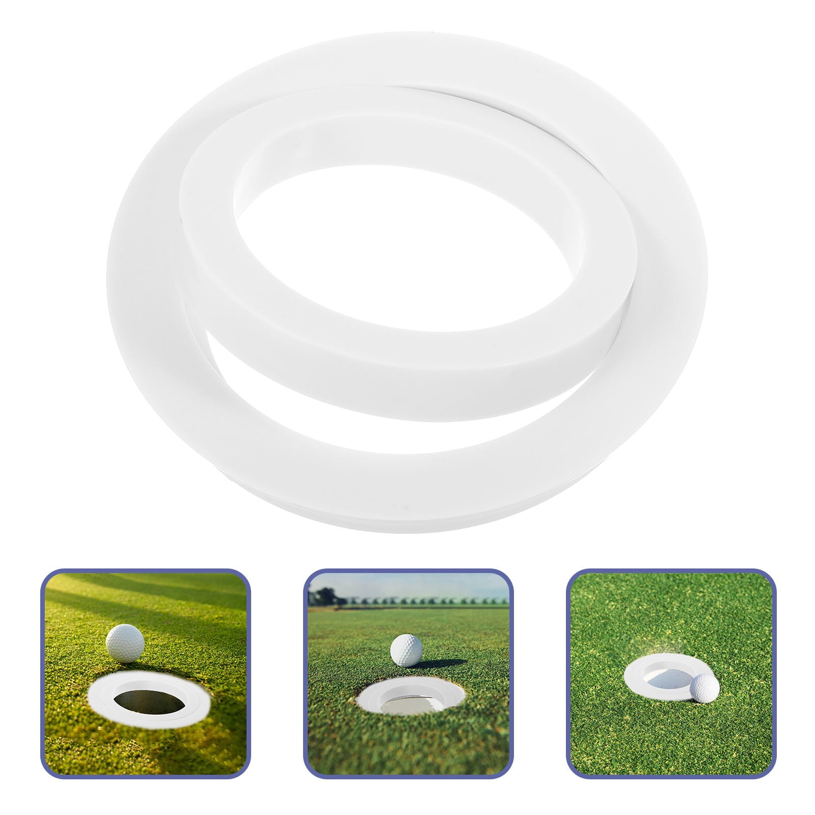 LEORX 1 Set Convenient Golf Hole Cup Ring for Putting Practice Tool ...
