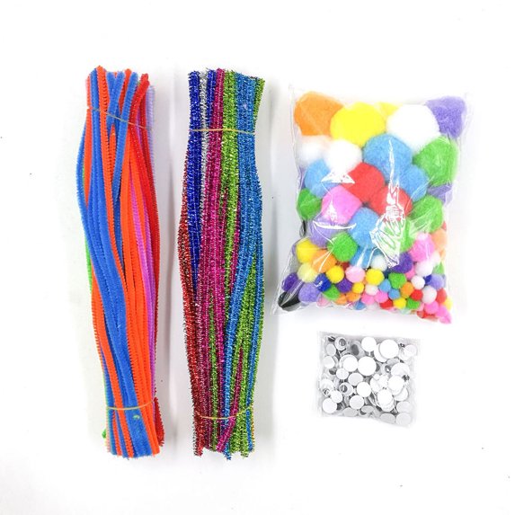 LEORX 1Set DIY Wool Stick Handmade Plaything Assorted Color Twistable ...