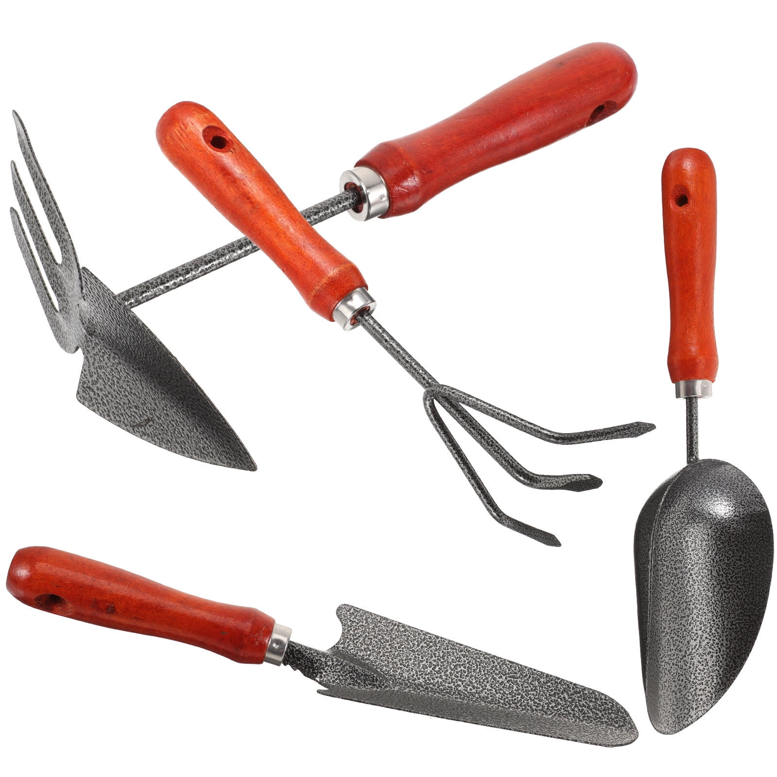 LEORX 1 Set Garden Hand Rake Wood Assorted Color for Gardening in ...