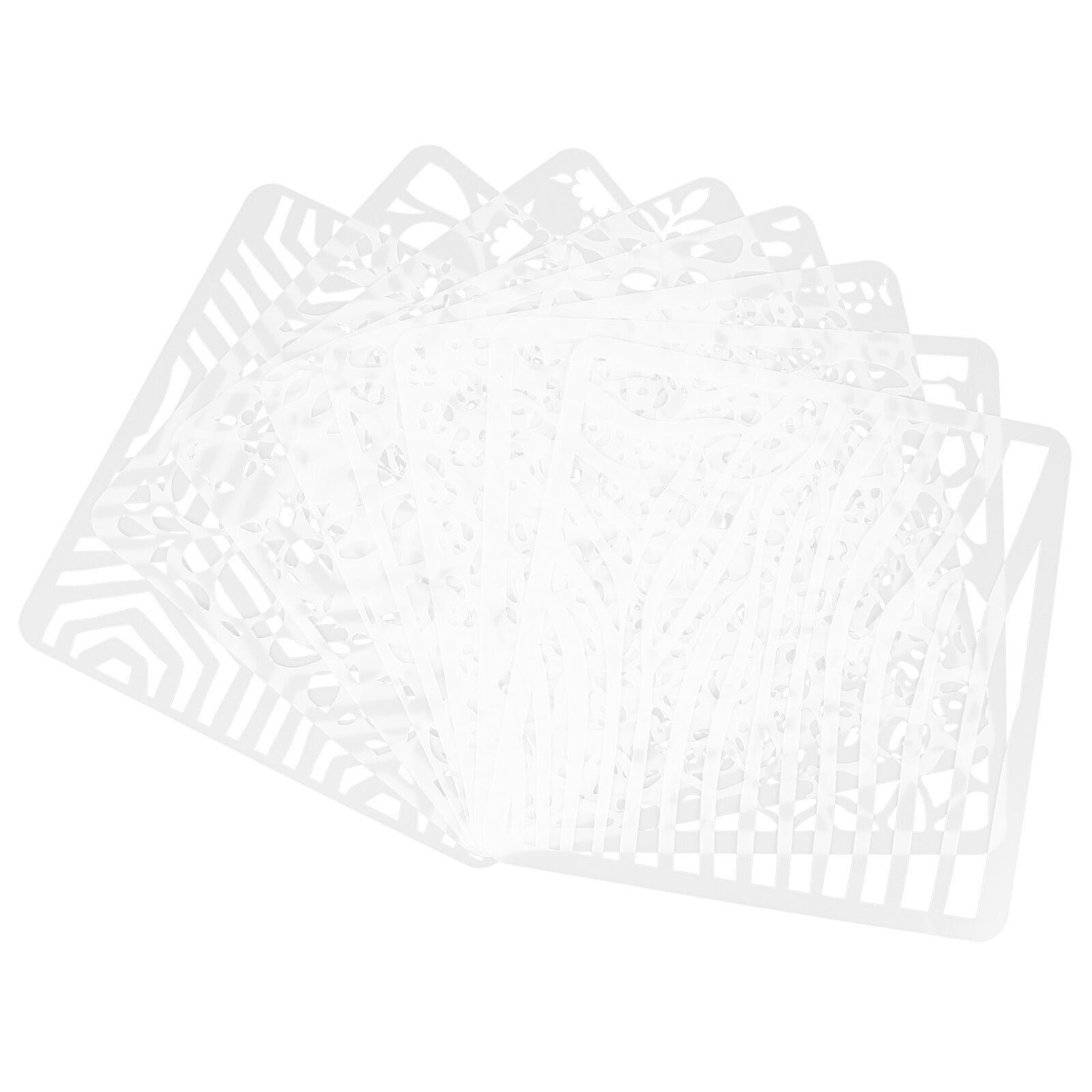 LEORX 1Set Hollow Transparent Drawing Stencils for DIY Painting Crafts ...