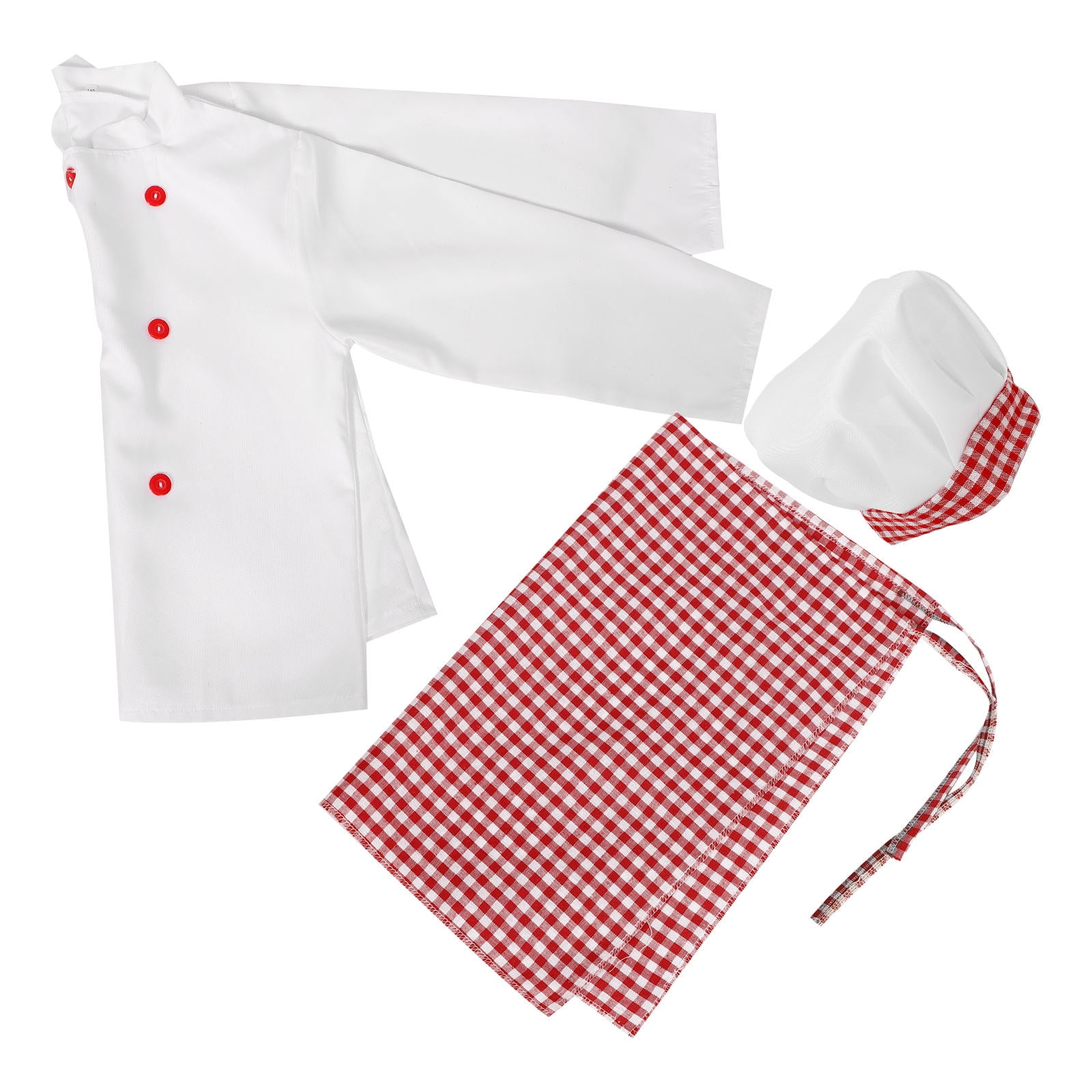LEORX 1 Set Playful Chef Outfit for Kids Polyester Fiber Cooking ...