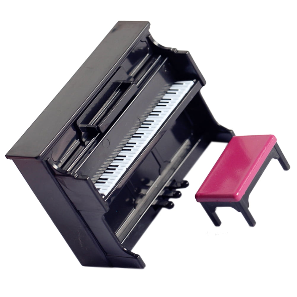 LEORX 1 Set Realistic Look Upright Piano Shape Miniature Furniture For ...