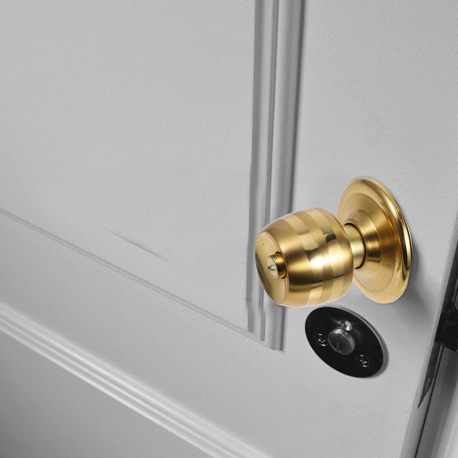 LEORX 1 Set Spherical Door Lock Metal Golden Feature For Bathroom Study ...