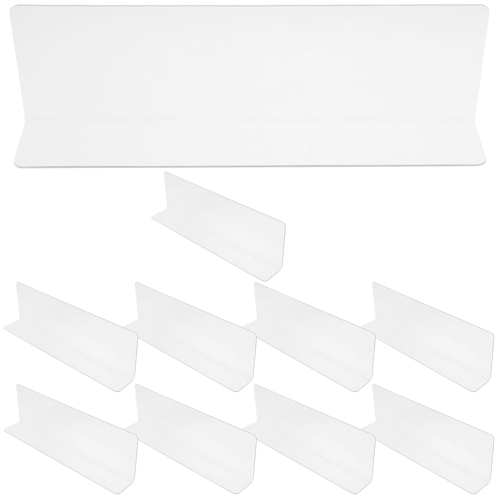 LEORX 10 Pcs Dividing Partition Shelf Neat Dividers Shelves Clothes ...