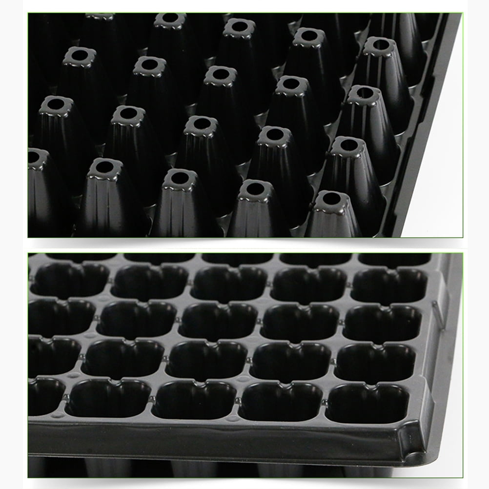 LEORX 10 Pcs Sprouting Container Tray Sprout Plate Black PVC for ...
