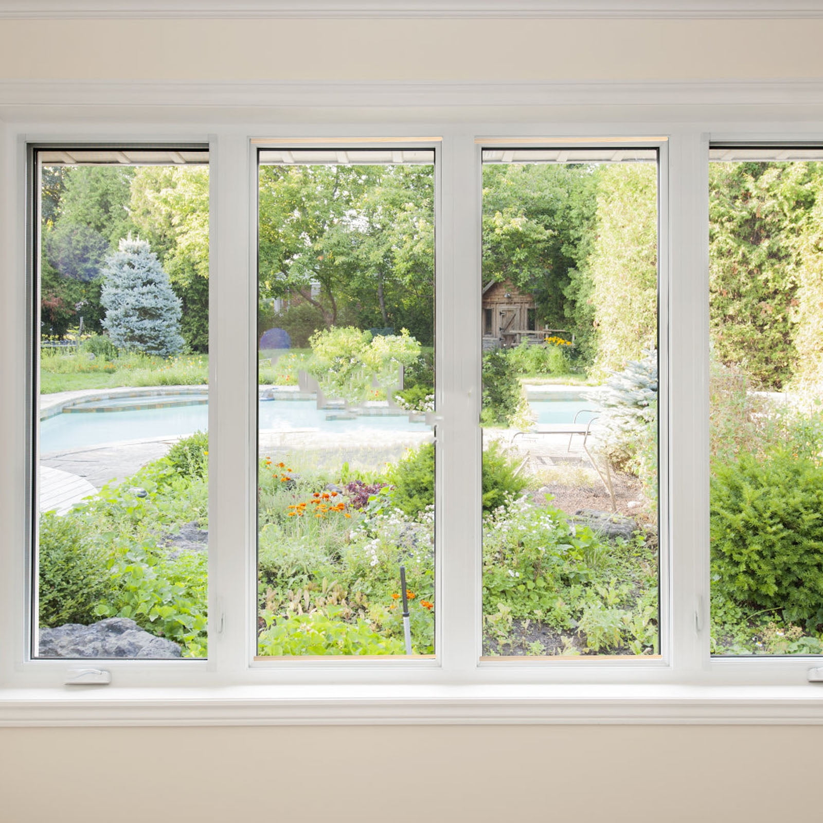 LEORX 10 Pcs Triangular Wooden Strip Window Screen Trim Window Trim ...