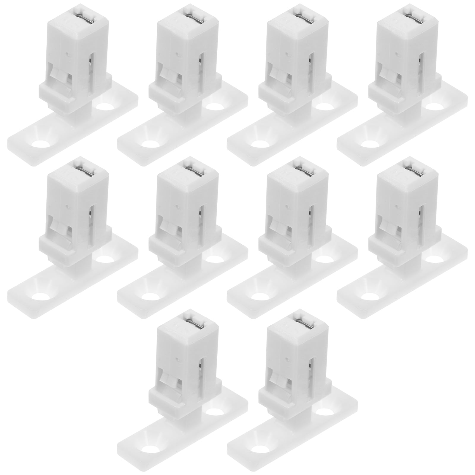 LEORX 10 Sets Push Latches Secure Trash Can Lid Locks for Garbage Bins ...