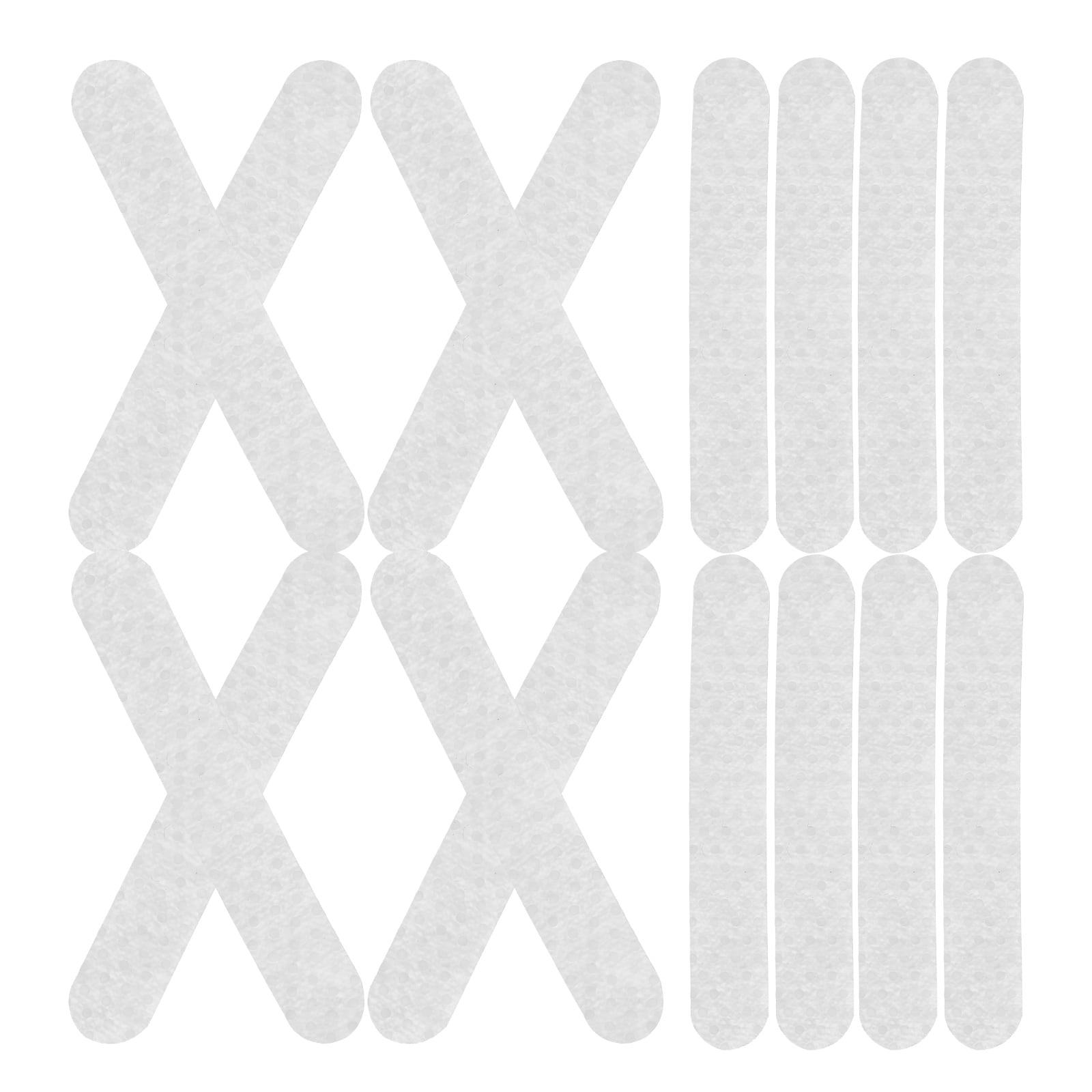 LEORX 100 Pcs Cloth Hanger Self Adhesive Foam Strips Non-slip Stickers ...
