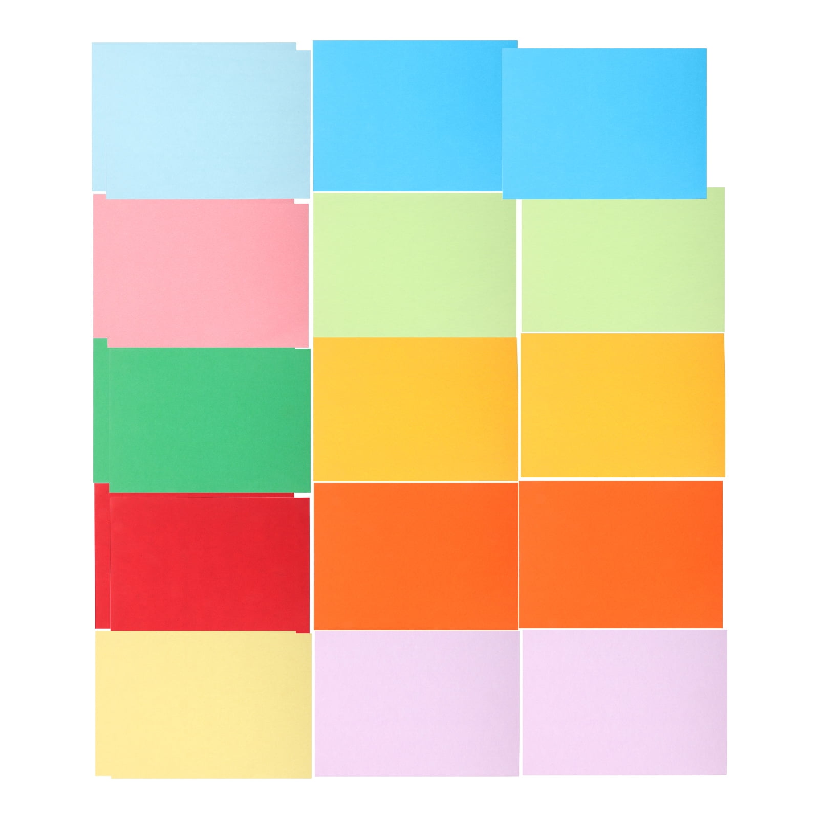 LEORX 100 Sheets Colored Card Stock for Kids Projects Smooth Finish ...