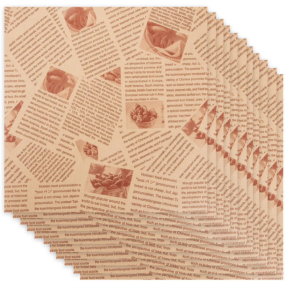 LEORX 100Pcs Waterproof Greaseproof Food Paper Sheets for Burgers and ...