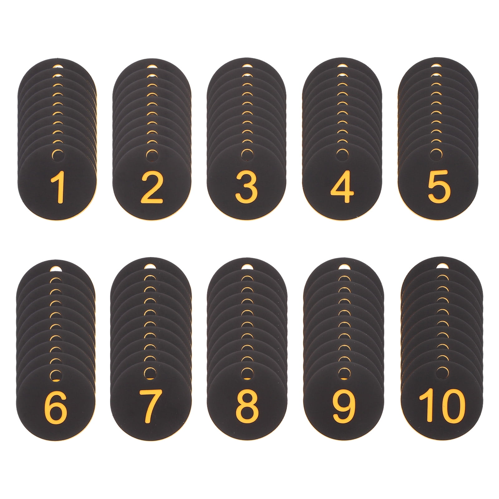 LEORX 100Pack Numbered Key Tags For Categorization Of Dorm Keys In ...