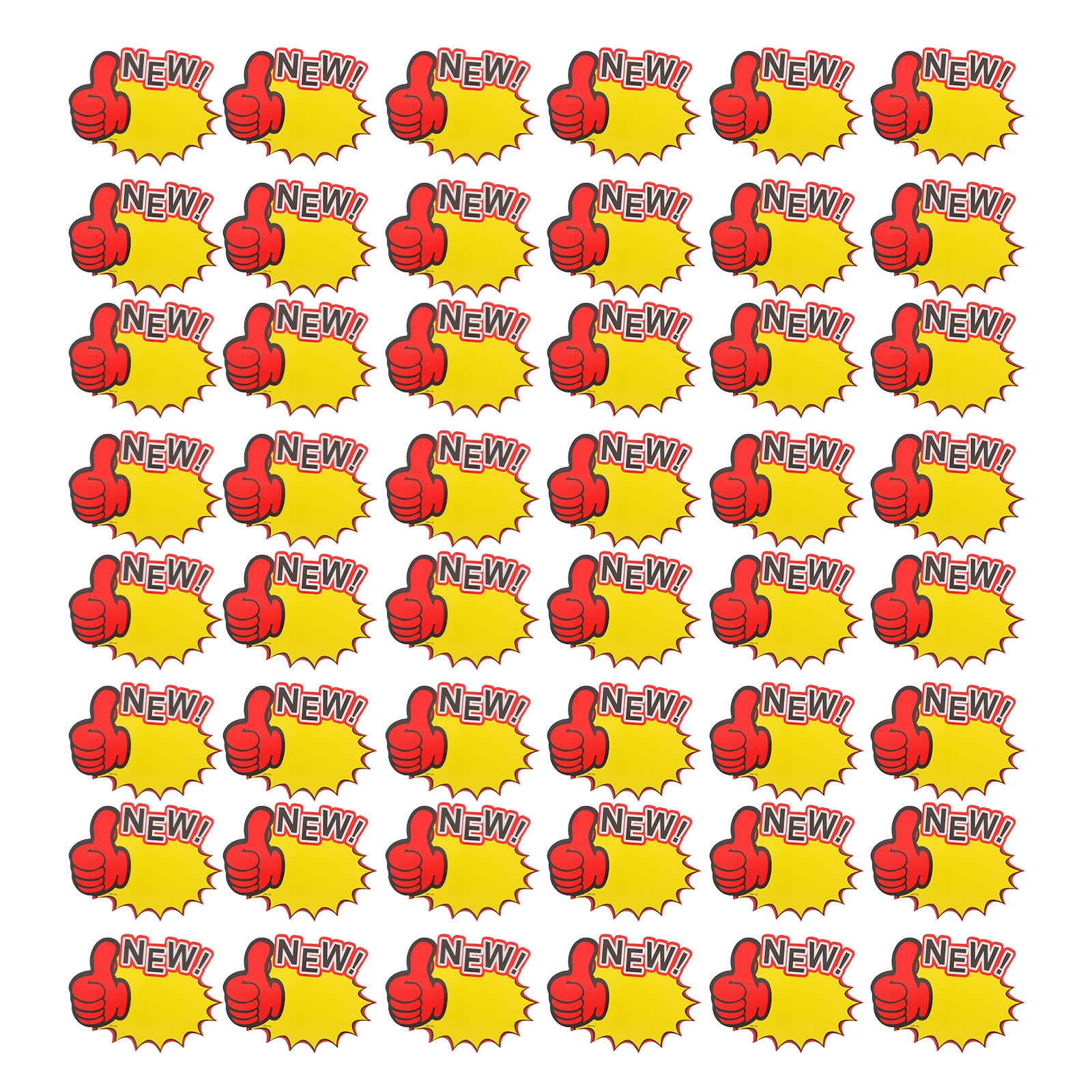 LEORX 100pcs Burst Star Paper Signs Assorted Color For Price Display ...