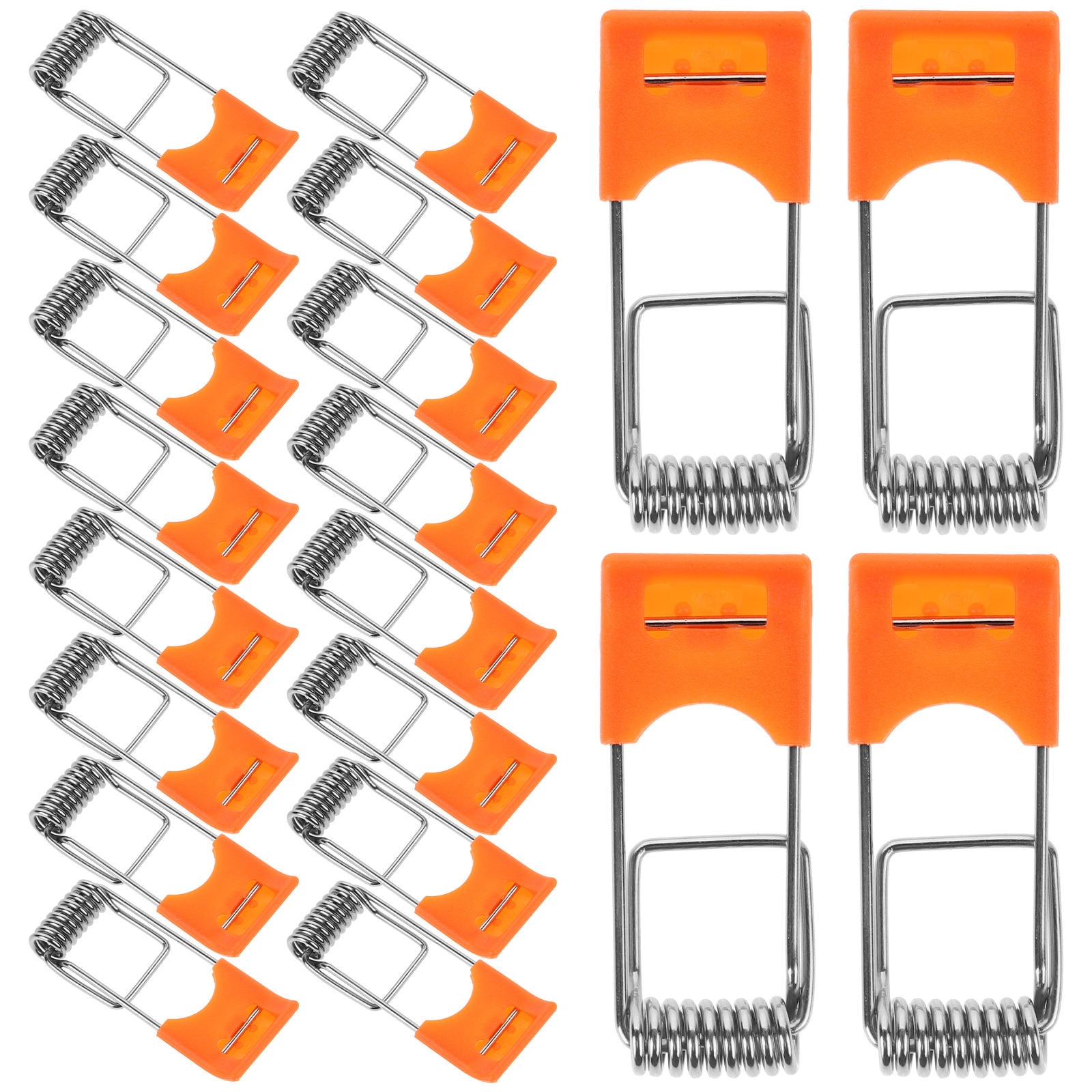 LEORX 100pcs Downlight Retaining Spring Clips for Recessed Ceiling ...