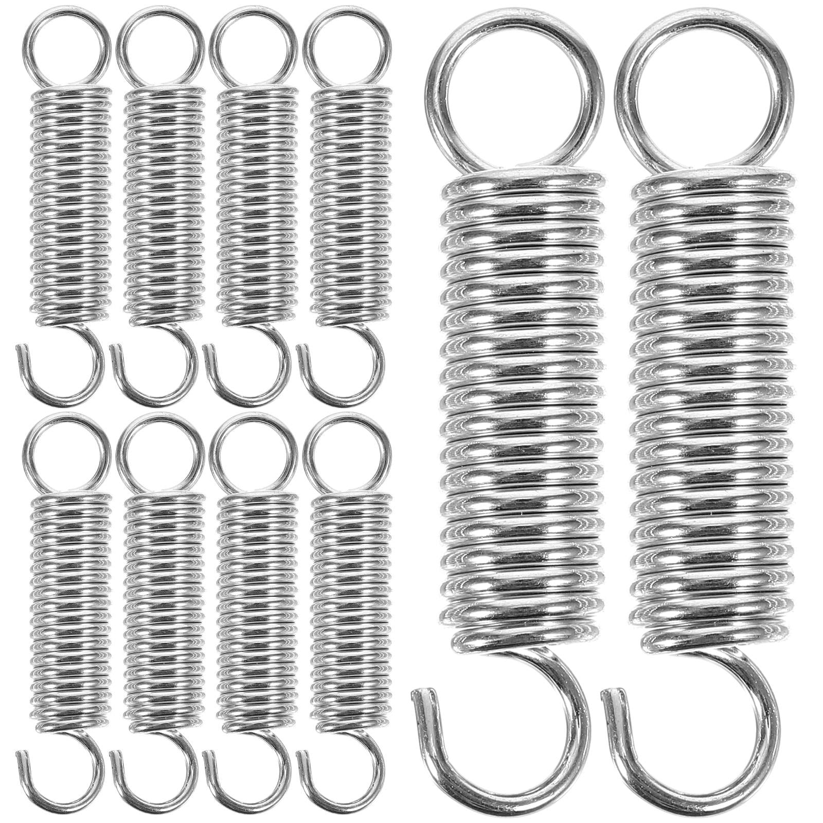 LEORX 10Pack 2.8x0.5x0.5in Stainless Steel Tension Spring for Ladder ...