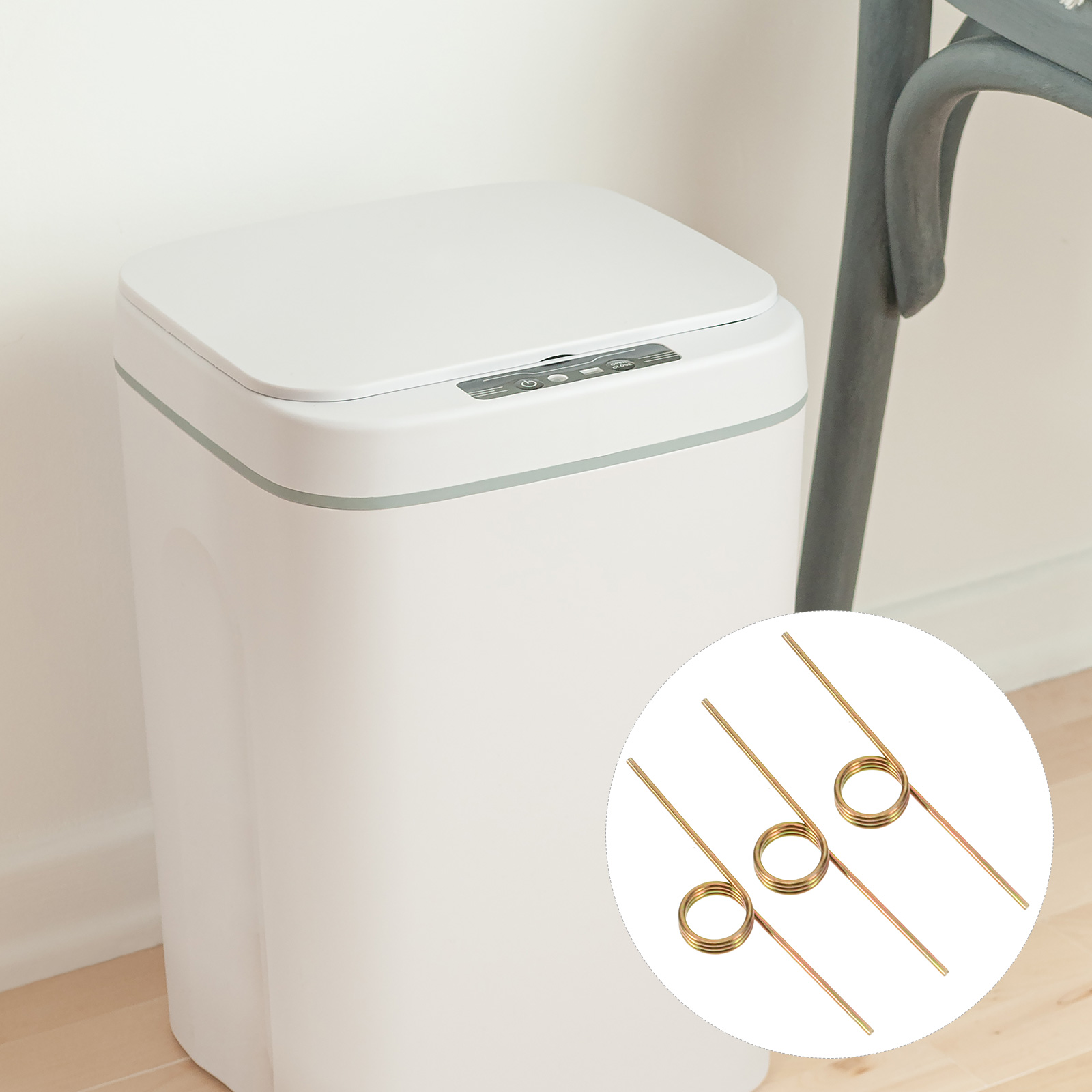 LEORX 10Pack Torsional Springs for Trash Can Lid Metal Coil Sturdy and ...