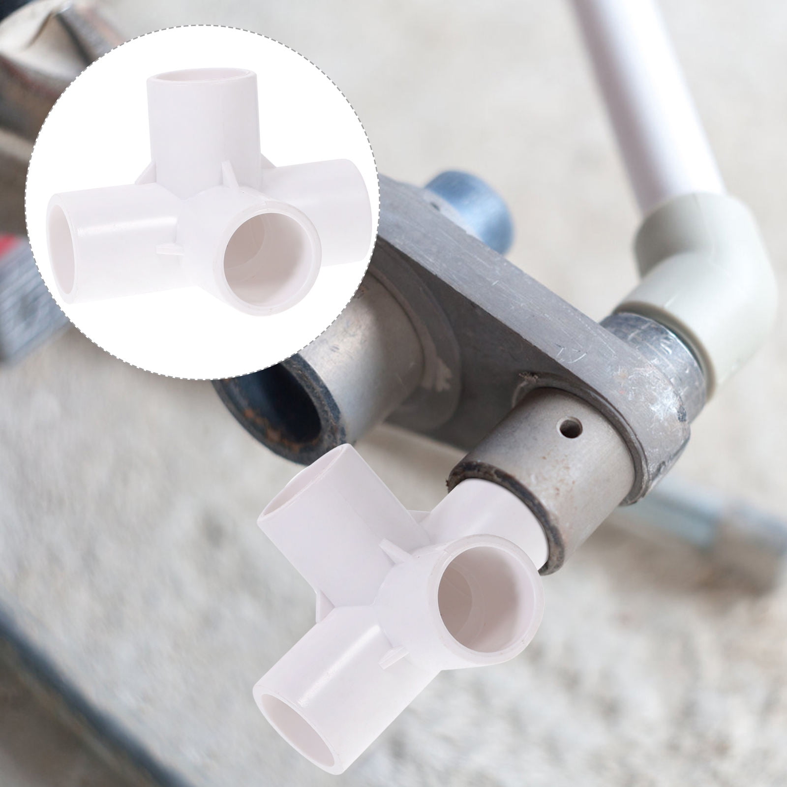 LEORX 10Pcs ASTM D1784 Certified PVC Pipe Fitting for Greenhouse ...