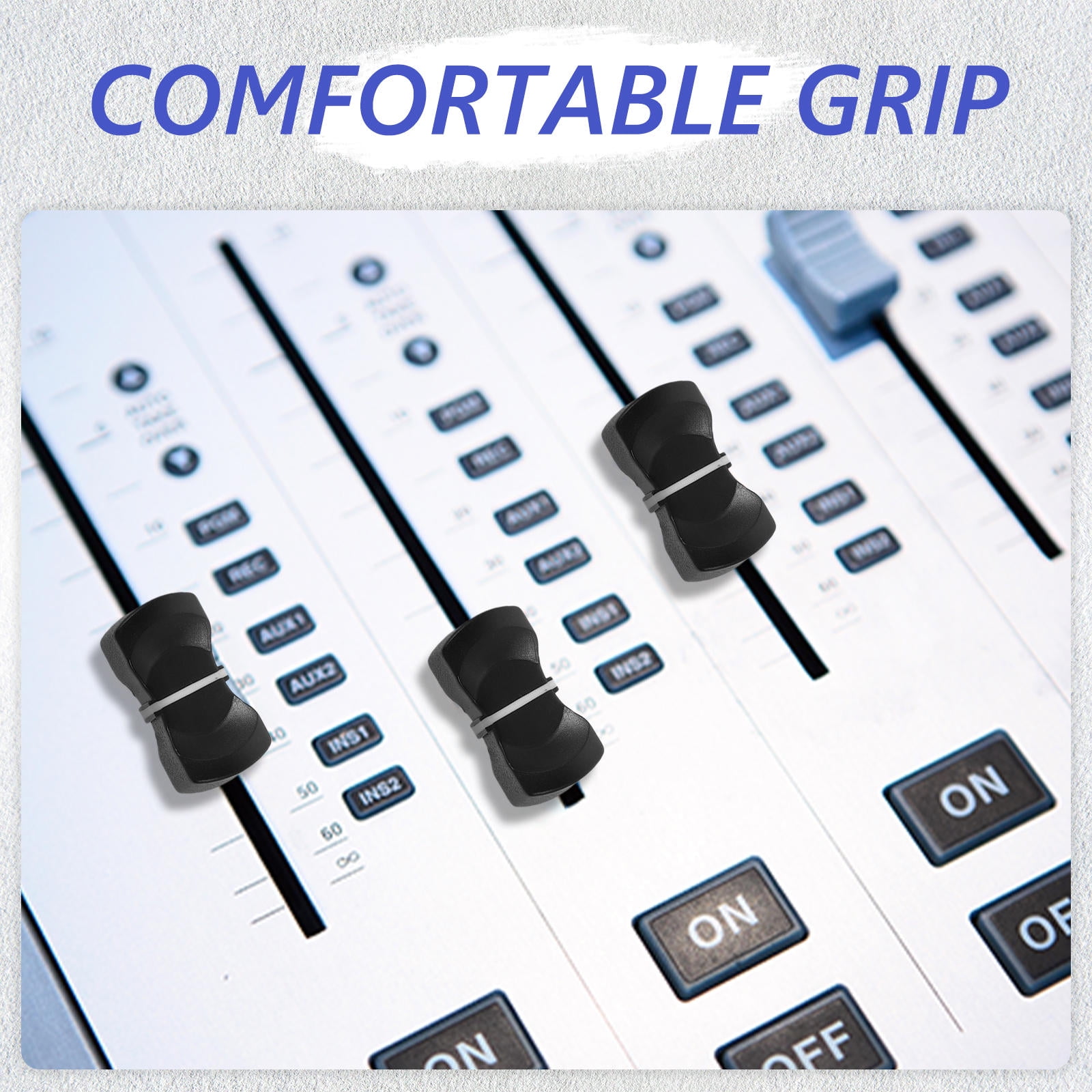 LEORX Audio Effects Adjustment Knobs Plastic 10Pcs for Audio Mixing - Walmart.com