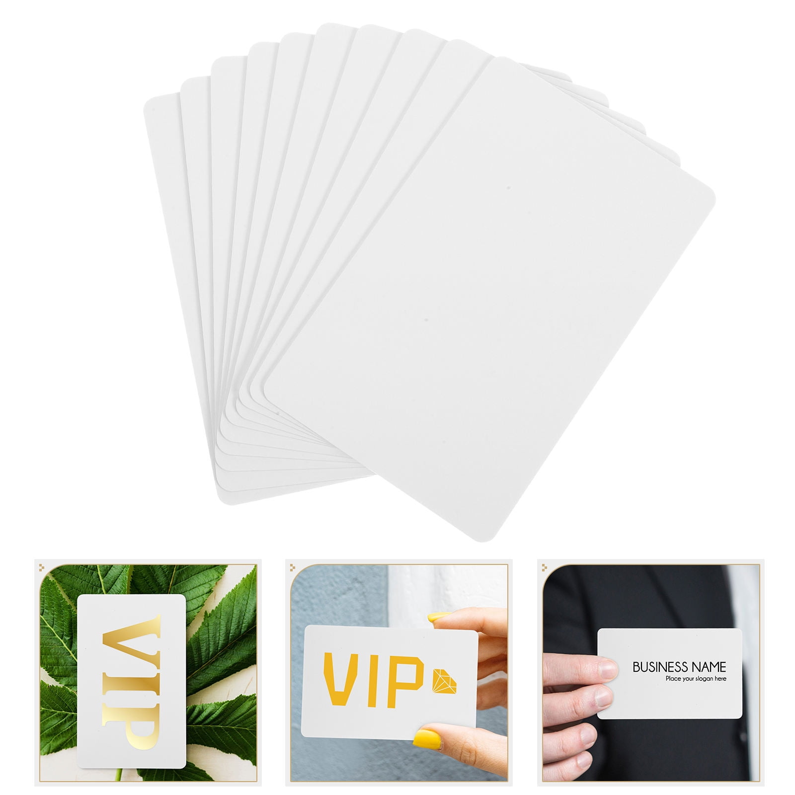 LEORX 10Pcs Blank Message Cards Mini Blank Cards For Bookmarks And ...