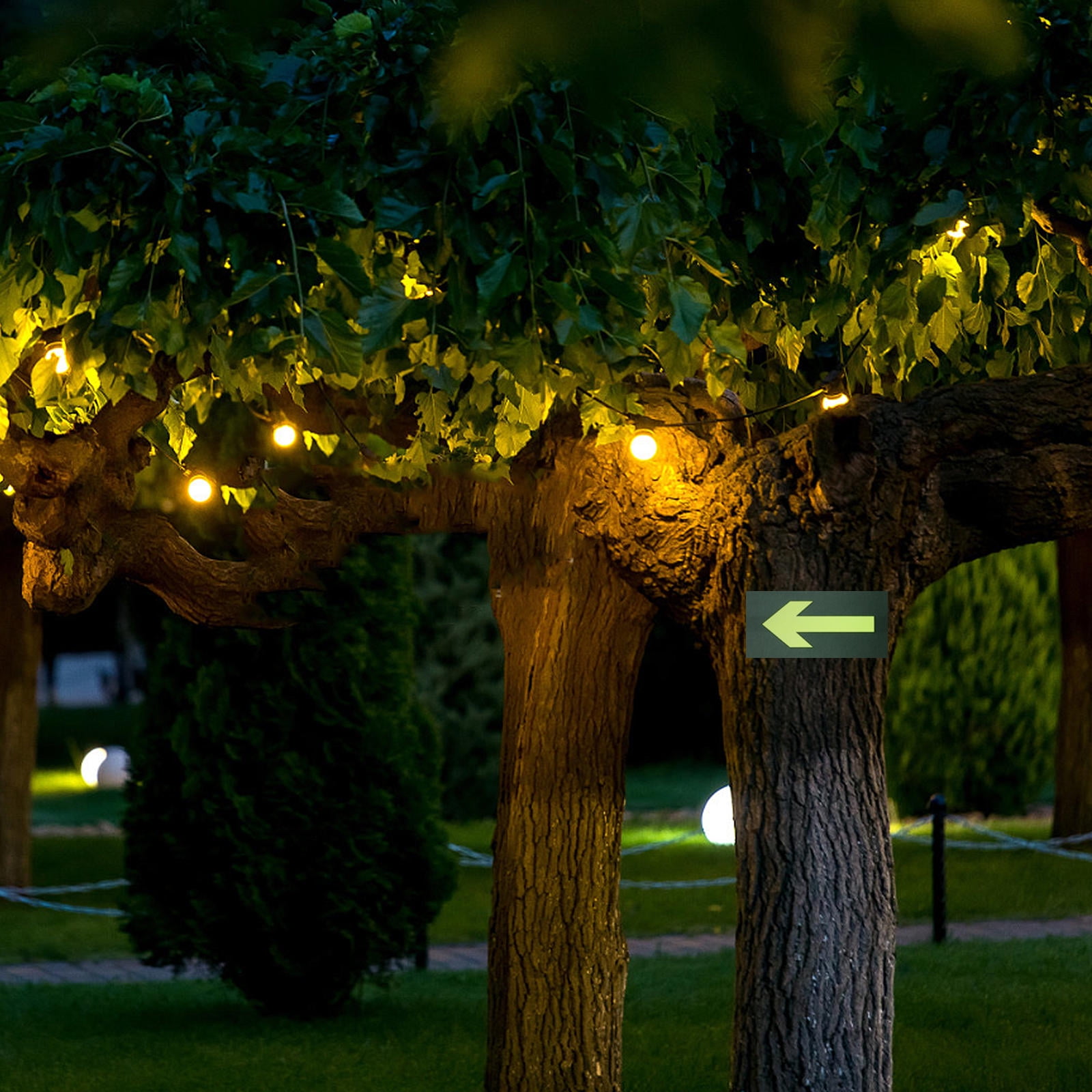 LEORX 10Pcs Multi Colored Luminous Arrow Stickers for Emergency Exit ...